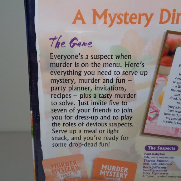 University Games | Games | Murder Mystery Party A Slice Of Murder New ...